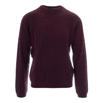 Emporio Armani Rundhals-Strickpullover - - Knitwear - Herren - Braun - M