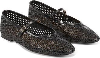 Bobbies Ballerines ajour&eacute;es &agrave; bride Maya en cuir