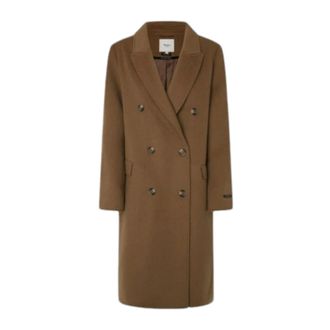 Pepe Jeans London Femme, Manteaux, Brun, Taille: 42 FR Beth Nut Brown Manteaux