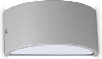 Ideal Lux Ideal Lux REX Applique murale ext&eacute;rieure grise, &eacute;clairage indirect, 1 x E27 IP44
