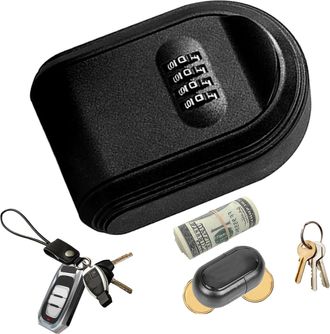 Generic Magnetschl&uuml;sselhalter - Key Hider Box, Hidden Key Fall | Wetterfestem Magnetisches Autoschl&uuml;sselspeicher, Unter Dem Auto Key Safe Wetterfeste, Verdick