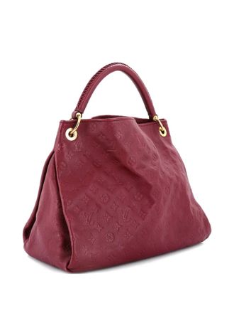 Louis Vuitton Artsy Handbag Monogram Empreinte Leather MM hobo bag - Rot