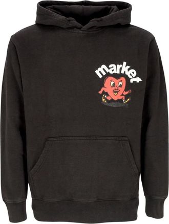 Market Market, Homme, Sweatshirts et sweats &agrave; capuche, Noir, Taille: M V-day Fragile Sweat &agrave; capuche