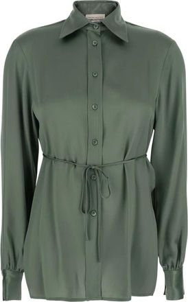 Semicouture Femme, Blouses et Chemises, Vert, Taille: 38 FR Blouses & Chemises