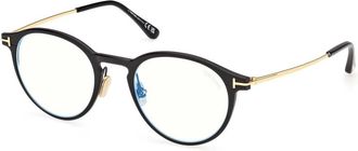 Tom Ford Homme, Accessoires, Noir, Taille: 51 MM Ft6088B 002 Eyeglasses