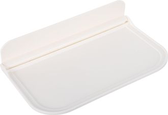 NUOBESTY Supvox Faltbares Selbstklebendes Wandregal Wei&szlig; mit Kunststoffplatte Klappbares Aufbewahrungsbrett f&uuml;r Bad und K&uuml;che Nagelfreie Wandmontage f&uuml;r Handt&uuml;