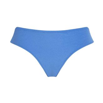 Vilebrequin Bas de bikini en &eacute;ponge uni - Femme - Maillots de bain - Bleu - Taille: 38 FR