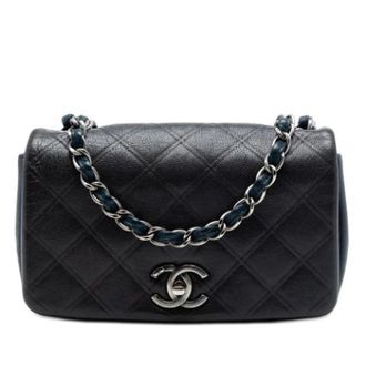 Chanel Pre-owned Vintage Flap Shoulder Bag - - Pre-owned - Damen - Schwarzk - ONE SIZE