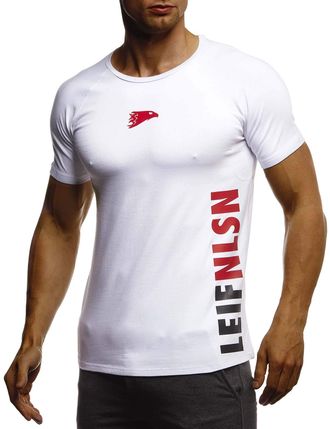 LEIF NELSON Gym Herren Fitness T-Shirt Slim Fit Moderner M&auml;nner Bodybuilder Trainingsshirt Kurzarm Top Herren Sport T-Shirt - Bekleidung f&uuml;r Bodybuilding Training