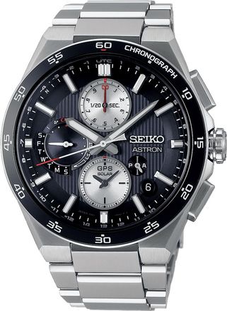 Seiko Astron GPS Solar Dual Time Chronograph Herrenuhr SSH151J1