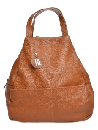 Anna Luchini Braun Rindsledertasche