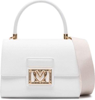 Love Moschino Damen Handtasche, Weiß Handtasche, Weiß