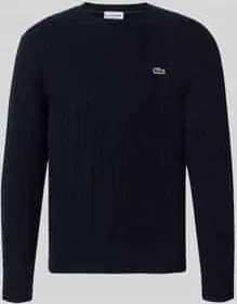 Lacoste Regular Fit Pullover aus reiner Wolle