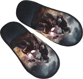 Generic Homme Femme Slippers Hotel Homme À Moto Pantoufles Hotel Classique Chaussons Adulte Chaussures DIntérieur Pour Maison Salon Voyages L