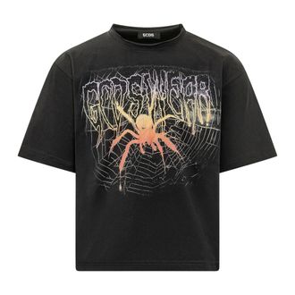 GCDS Gcds, Homme, Tops, Noir, Taille: S T-shirts