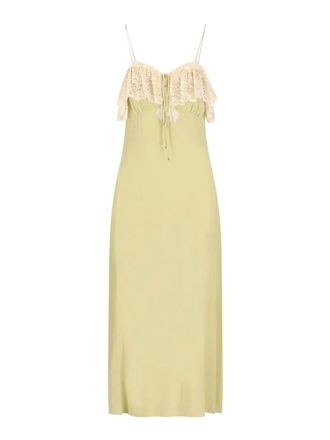 Chlo&eacute; Robe Au Genou - Vert