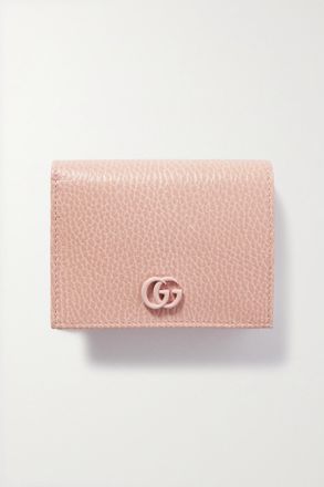 Gucci Marmont Petite Portemonnaie Aus Strukturiertem Leder - Pink