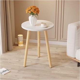 Generic Beistelltisch, runder Beistelltisch, Tischplattendurchmesser 50 cm, Höhe 30/40/50/60/72 cm, for Büro, Wohnzimmer, Schlafzimmer, kleines Sofa mit schma