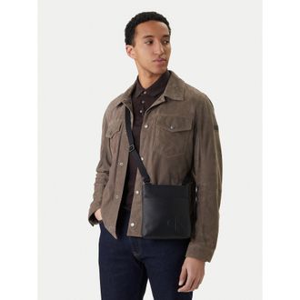 Calvin Klein Umh&auml;ngetasche Calvin Klein Bold Ck Flatpack LV04D3344G Schwarz