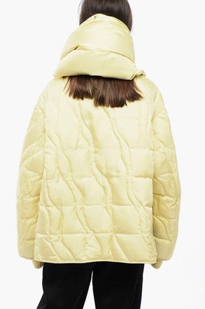 Jil Sander Gesteppte Daunenjacke mit Wattiertem Schal Jil Sander
