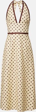 Poss&eacute; Midikleid Bowie aus Leinen und Baumwolle