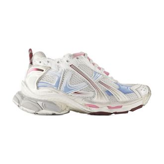 Balenciaga Womens Runner Sneakers White Synthetic