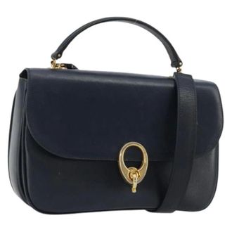 Celine Pre-owned Vintage Hand Bag - Femme - Pre-owned - Bleu - Taille: ONE Size