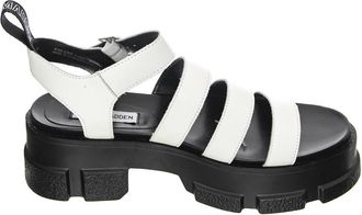 Steve Madden Femme, Chaussures, Blanc, Taille: 38 1/2 EU Sandales Plates