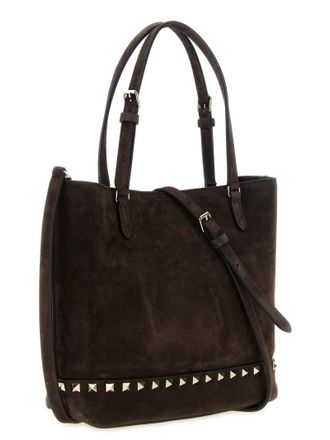 Valentino Garavani Rockstud Tote Bag - Brown