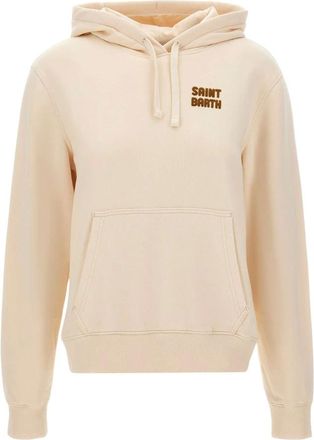 MC2 Saint Barth SweaT-shirt Virginia - Femme - Sweatshirts et sweats &agrave; capuche - Beige - Taille: 36 FR