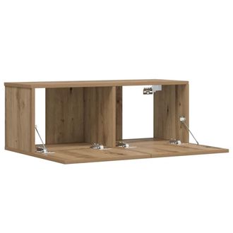 Generic TV Schrank mit 2 Klappt&uuml;ren, TV M&ouml;bel, H&auml;ngeboard, Lowboard, Fernsehschrank, Fernsehtisch, Sideboard, Holzwerkstoff(Wei&szlig; 80x30x30cm) (80x30x30cm)