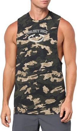 Under Armour D&eacute;bardeur Project Rock Camo pour homme, (299) City Kaki / Vert baroque / Argile blanche, Taille L