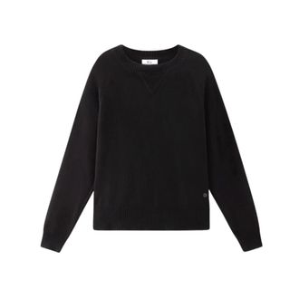 Woolrich Femme, Pulls, Noir, Taille: 44 FR Pulls &agrave; col rond