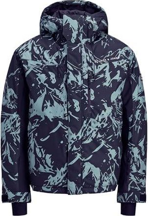 Jack & Jones Jacket Jjalpes Veste de Ski Aw25, Bleu min&eacute;ral, L Hommes