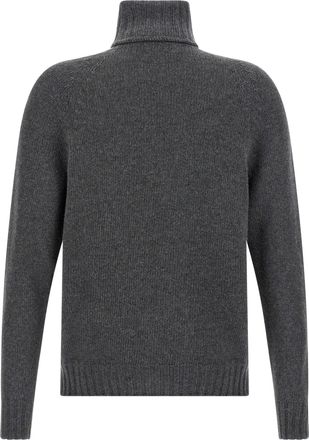 Maryya Virgin Wool and Cashmere Blend Sweater - Charcoal