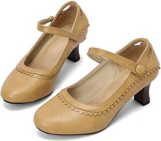 Generic Chaussures Talons Hauts pour Femmes Escarpins Bride Cheville Femme 2025 Sandales dété Confortables Confort Chic Antidérapante Talon Haut Sexy Les Mari