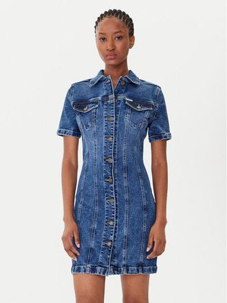 Guess Jeanskleid W5YK55 D5R11 Blau Slim Fit