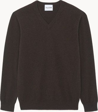 Kujten Pull cachemire col V - Pull Vince