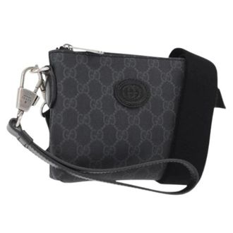 Gucci Sac bandouli&egrave;re Pre-owned - Femme - Pre-owned - Noir - Taille: ONE Size