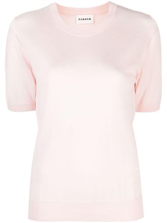P.A.R.O.S.H. Kurz&auml;rmeliges Strickoberteil - Rosa