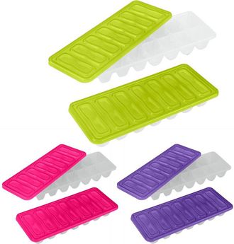 Metaltex Eiswürfelformer 2er-Set mit Deckel