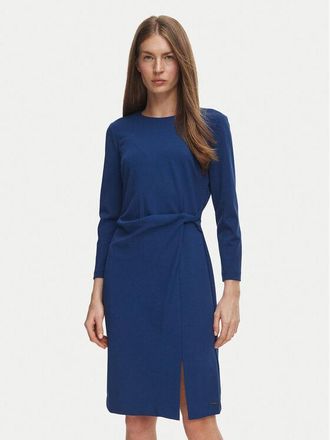 Calvin Klein Coctailkleid LV044H004G Dunkelblau Slim Fit