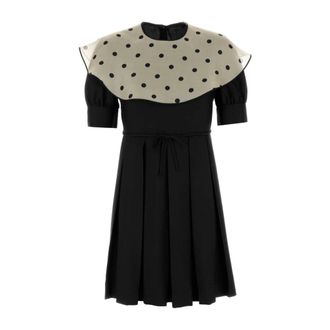 Valentino Garavani Seiden-Minikleid - - Dresses - Damen - Schwarzk - XS