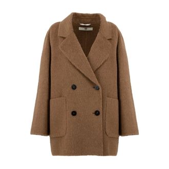 Duno Lanusei Coat - Femme - Manteaux - Brun - Taille: 40 FR