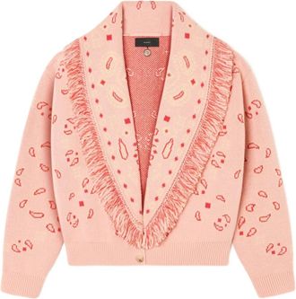 Alanui Femme, Pulls, Multicolore, Taille: 38 FR Bandana Jacquard Cardi-Bomber