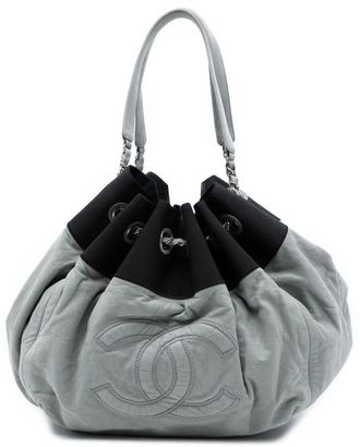 Chanel Shopper - Lambskin Stretch Spirit Cabas Tote - Gr. unisize - in Grau - f&uuml;r Damen