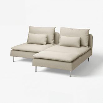 IKEA S&Ouml;DERHAMN 2er-Sofa mit R&eacute;camiere