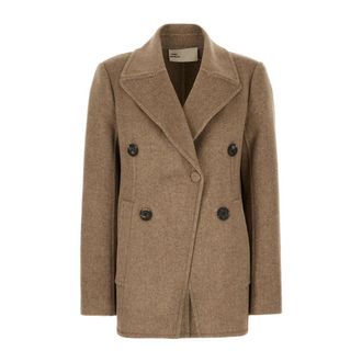 Tory Burch Femme, Vestes, Beige, Taille: 34 FR Blazers