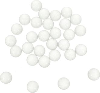 DOITOOL 180 Stück Transparente Glasschmuckperlen Klare Glasmarbles mit Glatten Kanten für Aquarium-Dekoration Vase-füller Bouncing Ball und Pinball Machine Vi