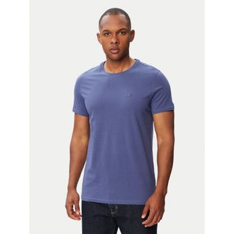 Tommy Jeans T-Shirt Jersey DM0DM04411 Blau Slim Fit
